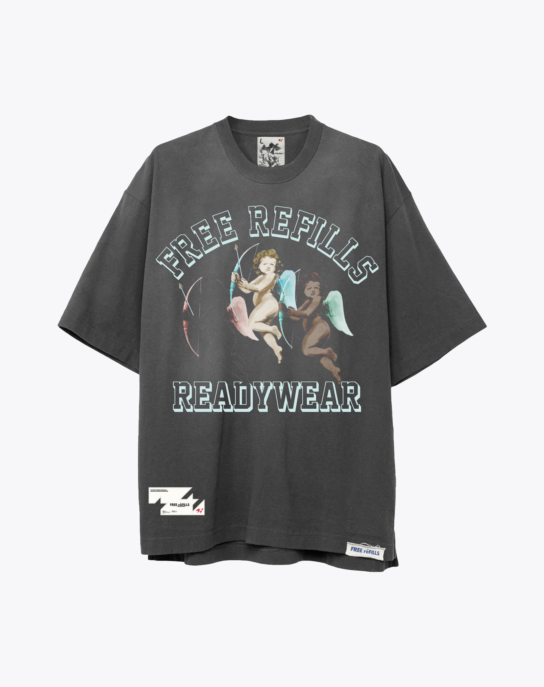 Angels Tee - Vintage Black